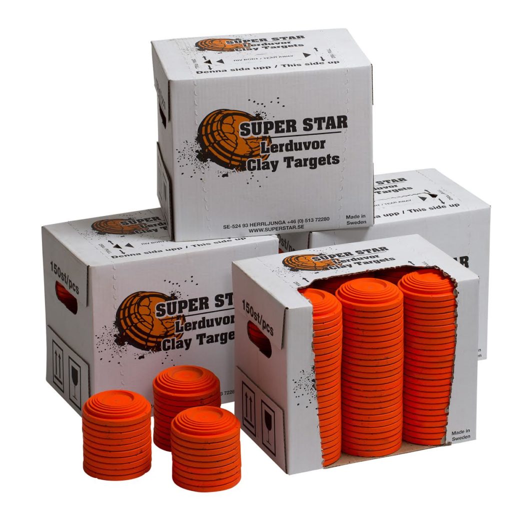 Super Star Clay Targets » New box with easy open system